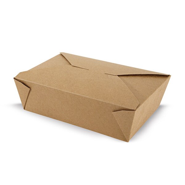 Kraft Folded Takeout Box | Nantuk