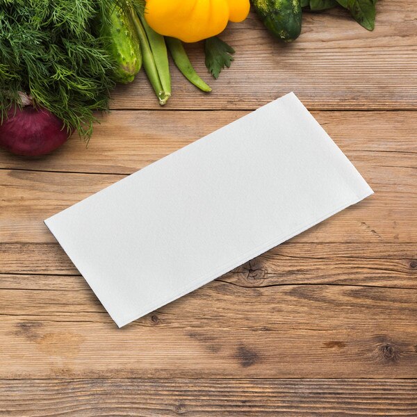 White Dinner Napkin | Nantuk