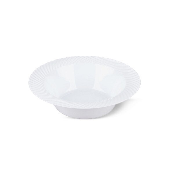 6 oz. White Plastic Bowl - 1,000/Case | Nantuk