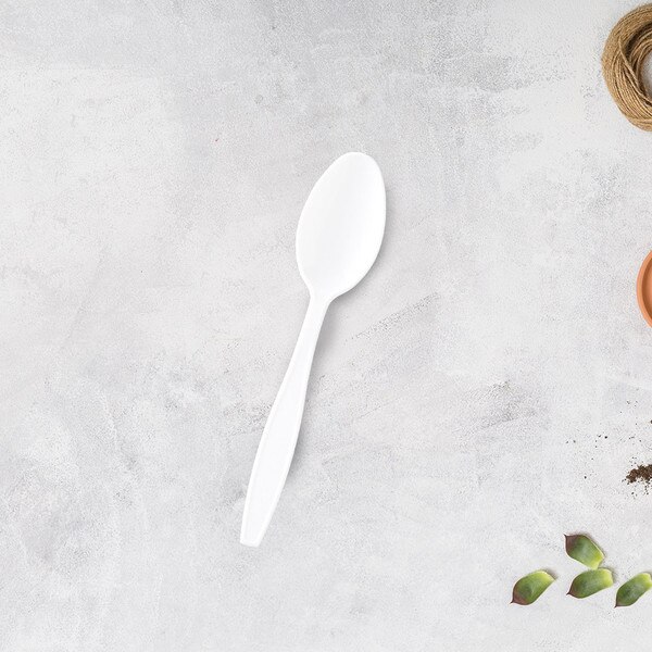 Individually Wrapped Medium Weight White Polypropylene Plastic Cutlery ...